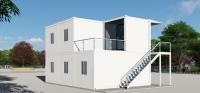 China 20-Foot Detachable Modular Tiny Container Houses Emergency Rescue Mobile Living Solutions for sale