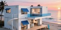 China Modern Luxury Hotel Villa Design 2-Storey Prefabricated Container House Small House Dwelling for sale