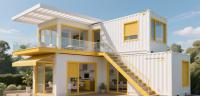China 2-Storey Container Residence, Modern Prefabricated Home, Luxury Hotel Villa Design, Small House Dwelling for sale