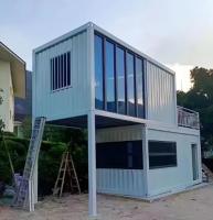 China Easily Constructible Prefabricated Luxury Expandable Container Houses for sale