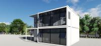 China Prefabricated 20-foot and 40-foot Expandable Containers for sale