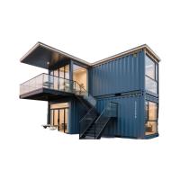 China Customized 20FT/40FT Breathable Metal Sandwich Panel Structure Mobile Living Container House for Office Environmental Protection for sale
