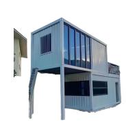 China Customized 20FT/40FT Breathable Metal Sandwich Panel Structure Mobile Living Container House for Office Environmental Protection for sale