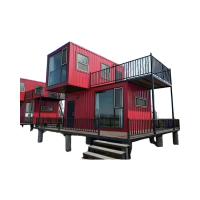 China Customized 20FT/40FT Breathable Metal Sandwich Panel Structure Mobile Living Container House for Office Environmental Protection for sale