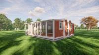 China 40ft Expandable Waterproof Container Home 2-4 Bedrooms Mobile Caravan Houses Featuring Steel Sandwich Panel Bathroom Bedrooms for sale