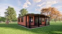 China 40ft Expandable Waterproof Container Home 2-4 Bedrooms Mobile Caravan Houses Featuring Steel Sandwich Panel Bathroom Bedrooms for sale
