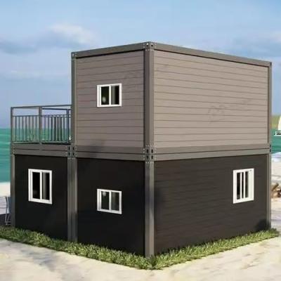 China Modular Tiny  House  Expandable Smart Steel  Flat Packed Prefab House for Home Office Villa Removable Sandwich Bedroom for sale