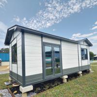 China Luxury Prefab Folding Container House  Modular Tiny House  with Bathroom Bedroom Made of  Steel and Sandwich Panel for sale
