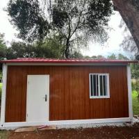 China Modular Tiny  House  Prefab Flat Pack Shipping Container House  Hotel Mobile Room Made Steel Frame Sandwich Office Shop Workshop for sale