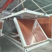 China Portable Luxury Prefabricated Mobile Office Container Flat-pack Workshop , Used for Carport Bedrooms, Prefabricated Steel Villas for sale