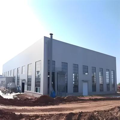 China Lida China Factory Supply Prefabricated Steel Structure Building Cement Plant Warehouse Workshops Plants Industrial Design for sale