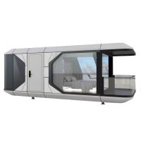 China Prefab Vessel House Flat Pack Mobile Capsule Prefabricated Steel Structure Quick Assembly Quick Home for sale