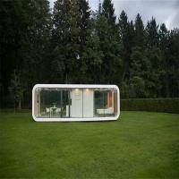 China Prefab House Pod Capsule Hotel Room Steel Structure Bedroom Apple Pod Design for Villas Sleepovers Made Sandwich Panel Material for sale