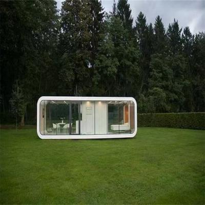China Prefab House Pod Capsule Hotel Room Steel Structure Bedroom Apple Pod Design for Villas Sleepovers Made Sandwich Panel Material for sale