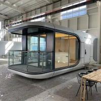 China Modular Prefabricated Villa Garden House Capsule Mobile Hotel Camping Space Portable Container Houses for Urban Villas Urban for sale