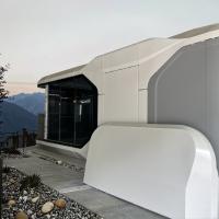 China Modular Prefabricated Villa Garden House Capsule Mobile Hotel Camping Space Portable Container Houses for Urban Villas Urban for sale