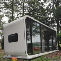 China Luxury Portable Steel Structure Container House Pods Smart Office Cabin Concept for Tiny Home  Modular Tiny House for sale