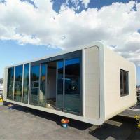 China Luxury Portable Steel Structure Container House Pods Smart Office Cabin Concept for Tiny Home  Modular Tiny House for sale