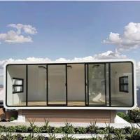 China Luxury Portable Steel Structure Container House Pods Smart Office Cabin Concept for Tiny Home  Modular Tiny House for sale