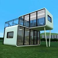 China Luxury Portable Steel Structure Container House Pods Smart Office Cabin Concept for Tiny Home  Modular Tiny House for sale