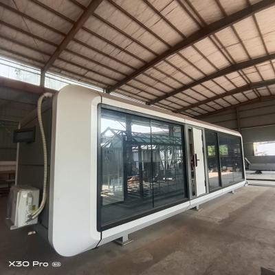 China Apple Cabin Movable Modular  Tiny Home Portable Office Pod Prefabricated Steel House for Villa Application Prefab Apple Cabin for sale