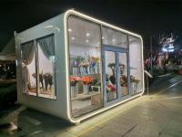 China Apple Cabin Movable Modular  Tiny Home Portable Office Pod Prefabricated Steel House for Villa Application Prefab Apple Cabin for sale
