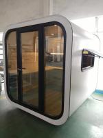 China Factory Shipped Movable Modular Prefab Tiny Office Outdoor Office Pod Prefabricated Apple Cabin Office Pods for sale