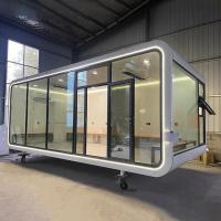 China Factory Shipped Movable Modular Prefab Tiny Office Outdoor Office Pod Prefabricated Apple Cabin Office Pods for sale