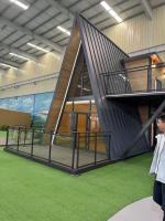 China Low Cost Prefabricated House Triangle Prefab Home with Steel Frame for Hotels or Personal Use Durable Container Structure for sale