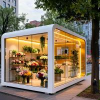 China Luxury Prefabricated Tiny Space Steel Structure Apple Cabin for Office Building for Sunshine Workplace Shop Cabin Tiny House for sale