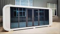 China Luxury Prefabricated Tiny Space Steel Structure Apple Cabin for Office Building for Sunshine Workplace Shop Cabin Tiny House for sale