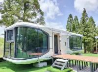 China Modern Luxurious Design Camping Capsule Prefabricated Houses Waterproof Features for Hotel Use Space Environment Protection for sale