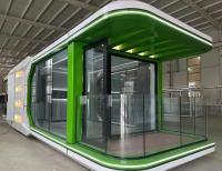 China Modern Luxurious Design Camping Capsule Prefabricated Houses Waterproof Features for Hotel Use Space Environment Protection for sale
