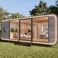 China Hot Sale Modern  Prefab Houses Outdoor Tiny Mobile Office Pods for Hotels Villas Apple Cabins for sale