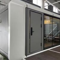 China Luxury Modular Steel Container House Waterproof Prefab Apple Cabin for Creative Studio or Office Use Tiny Homes for sale