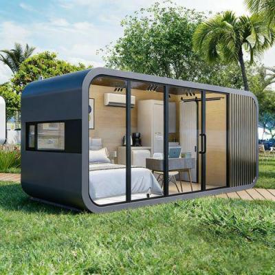 China Modern Luxury Space Capsule Sleep Pod Outdoor Steel Container Haus for House Use Apple Cabin Mobile Office for sale