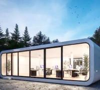 China Modern Luxury Space Capsule Sleep Pod Outdoor Steel Container Haus for House Use Apple Cabin Mobile Office for sale