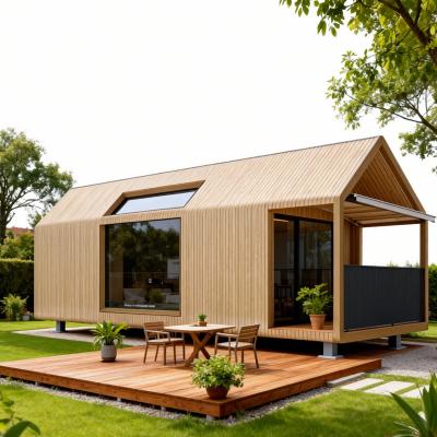 China Modern Luxury Prefabricated Container House Easy-to-Install Villas Office Buildings Waterproof Design Sandwich Panel Material for sale