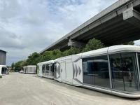 China SAIJIA Prefab Modern Square Luxury Space Cabin Waterproof Steel Green House for Villa and Space Capsule Hotel Application for sale