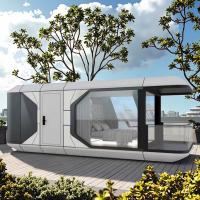 China 20ft Breathable Modern Design Outdoor Sun Room Hotel Application Container House Sandwich Panel Material Vessel House 2-Year for sale
