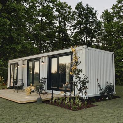 China Huaying Full Bathroom 2 Bedrooms Expandable Container House with Sandwich Panel Waterproof 5 Year Warranty for Villa Use for sale