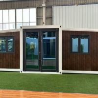 China Full Bathroom Expandable Mobile Container Home Villa Sandwich Panel EPS Material Modern Design Waterproof 5 Year Warranty for sale