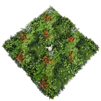 China Plants Artificial Green Wall Boxwood Hedge Plastic Covering for sale