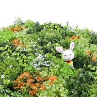 China Plants Artificial Green Wall Boxwood Hedge Plastic Covering for sale
