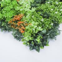 China Decoration 30mm Artificial Green Walls Hedge Greenery Panels for sale