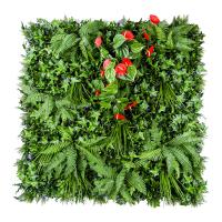 China Plastic Boxwood Hedge Artificial Plant Wall Panel For Indoor Decoration for sale