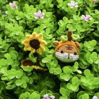 China Artificial Plant Wall Panels 42cm Diameter Green Fake Grass Hedge for Indoor Outdoor Decoration for sale