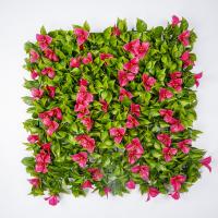 China Plastic 3D Plant Mixed Artificial Green Walls Panel Grass Hedge For Indoor for sale