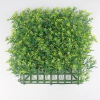 China 45mm Office Artificial Grass Walls , 20mm Artificial Lawn Wall for sale