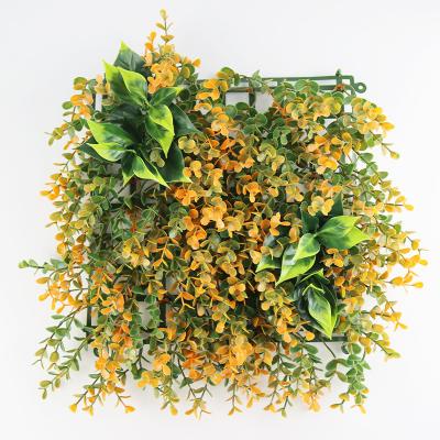 China Artificial Green Wall Panels PE PP 42cm Diameter Waterproof Landscaping Grass for sale